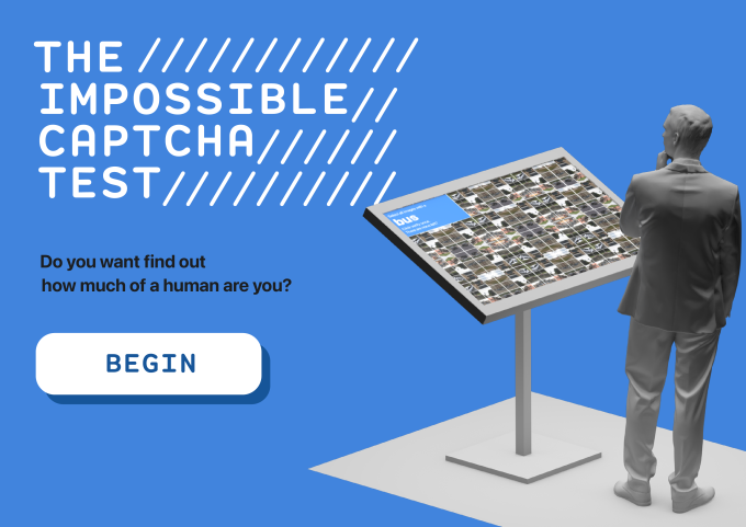 The Impossible Captcha Test - Piko | Dutch Design Week